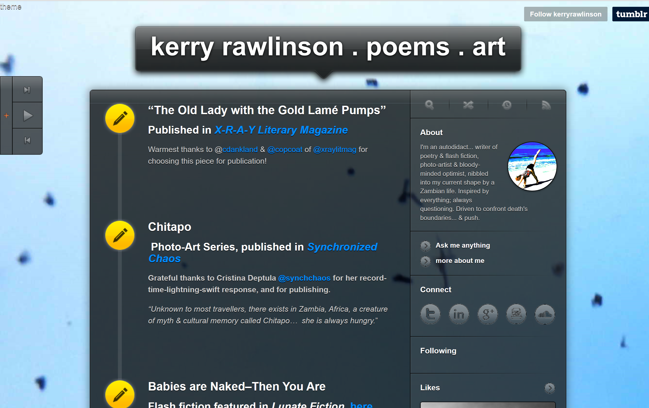 Wombwell Rainbow Interviews: kerry rawlinson | The Wombwell Rainbow